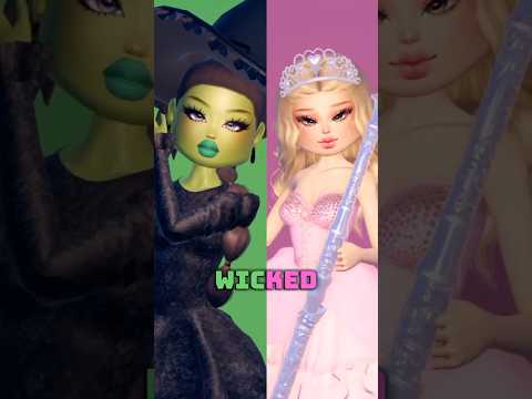 WICKED (Elphaba & Glinda) en Dress to Impress โจ