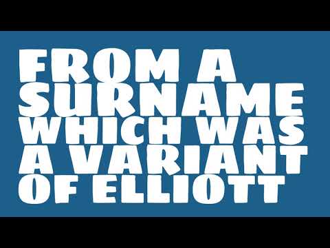 What is the origin of the name Eliot?