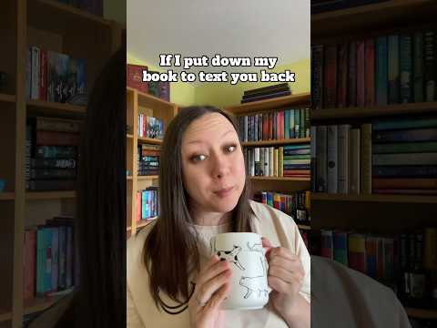 This is the highest loyalty from a bookworm!!! #booktube #bookhumor #books