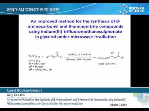 An Improved Method for the Synthesis of β-Aminocarbonyl and β-Aminonitrile Compounds..