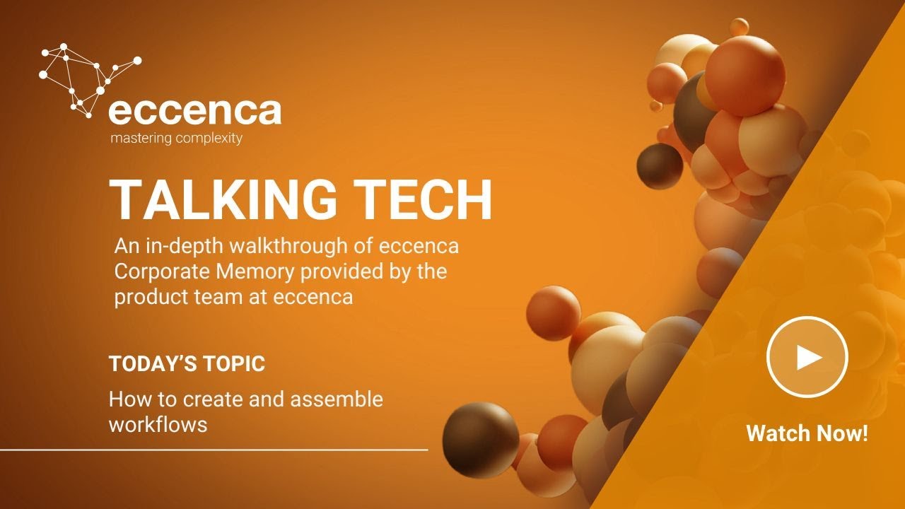 eccenca Talking Tech E05 - Creating and assembling workflows