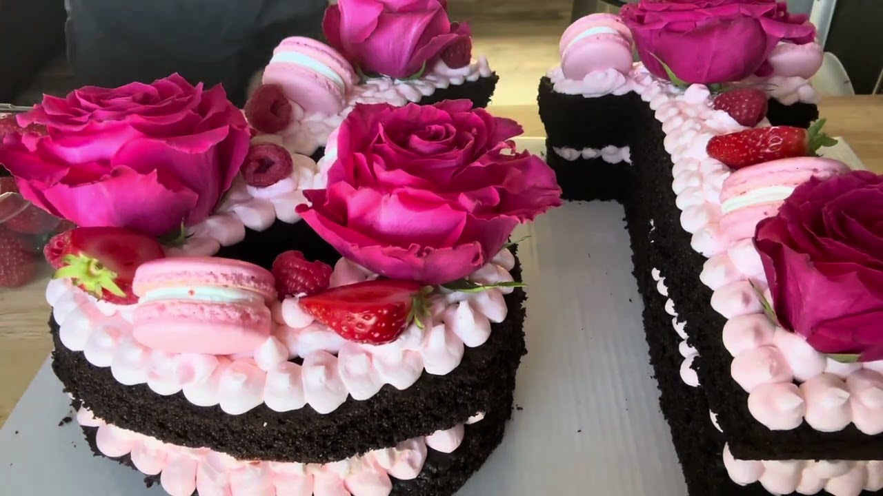 Unlocking the Magic of the Stunning Number 19 Cake #kiaraskreations