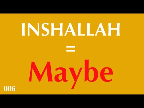What does Inshallah Mean? | Dr. Omar Zaid