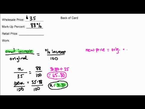 Finding Retail Price