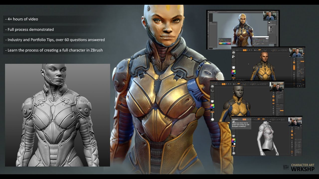 3D Character Design Class 01- Sci-Fi