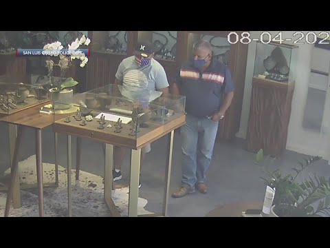 SLO police searching for jewelry store burglars