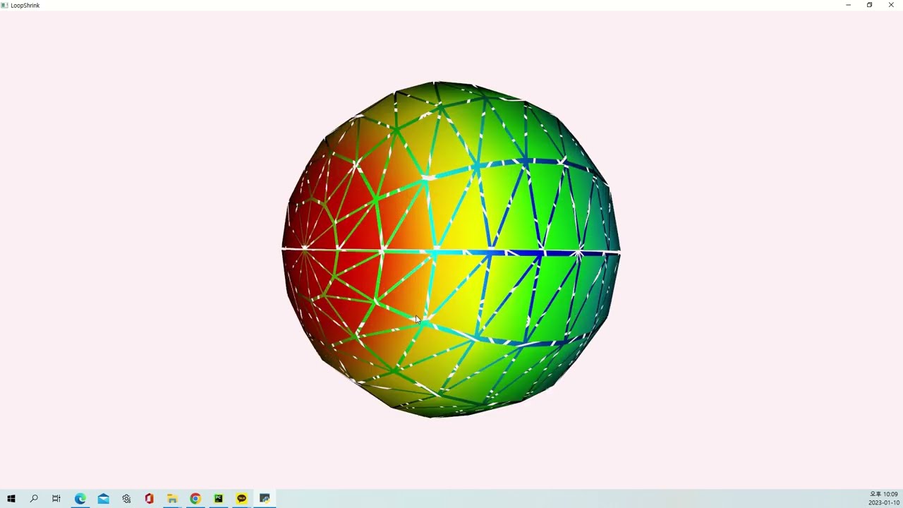VTK Python Example - LoopShrink