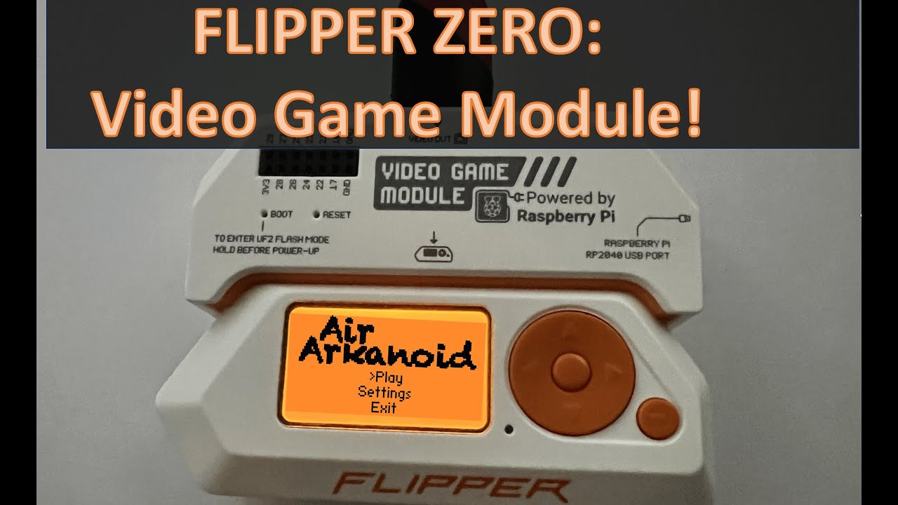 [105] Flipper Zero - Video Game Module (VGM) overview
