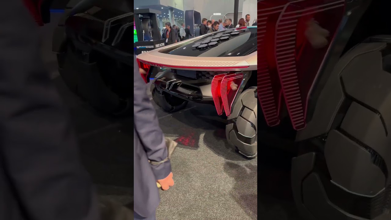 Delorean Alpha 5 Electric Omega 2040 Concept car CES 2023