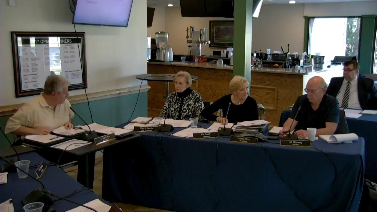 Regular Board Meeting: Jan. 27