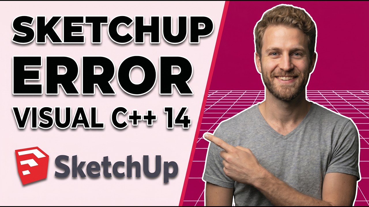SketchUp Error Visual C++ 14 (Easy Fix Guide)