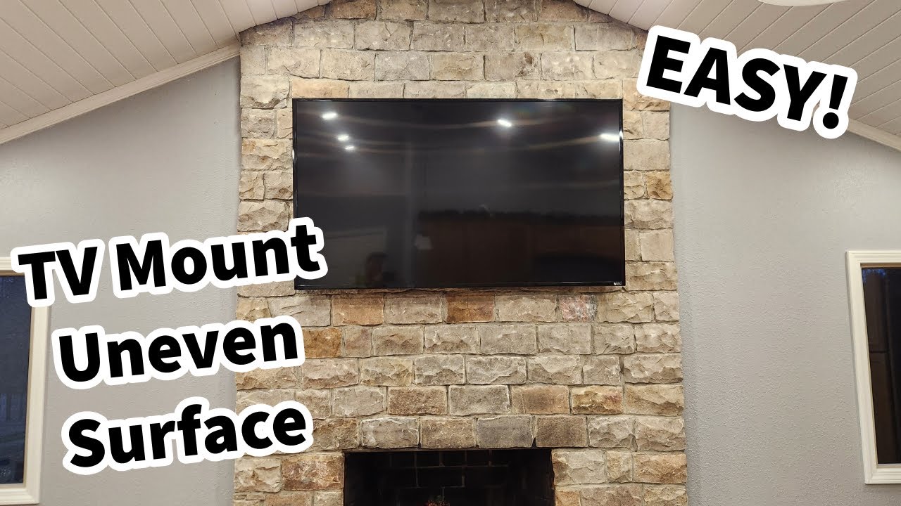 Tv Mounting on Stone DIY