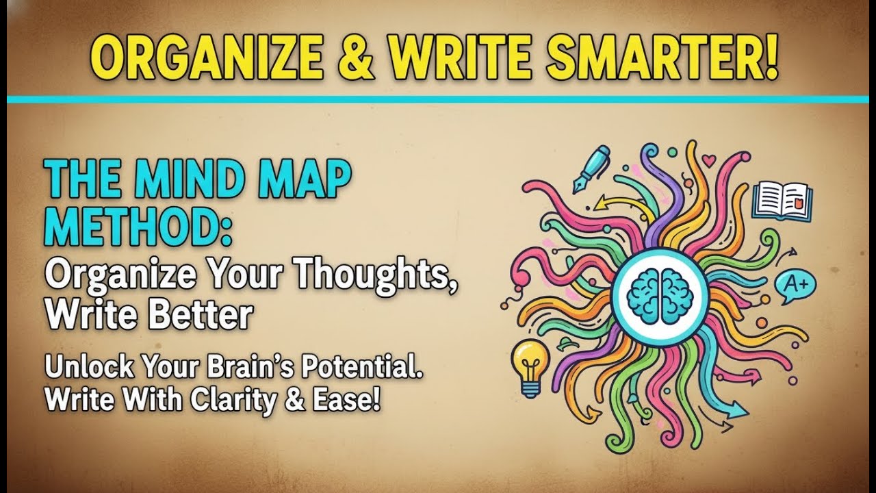 The Mind Map Method: Organize Your Thoughts ... | Improve Your English Fluency✅️ | With Audio Book 📖