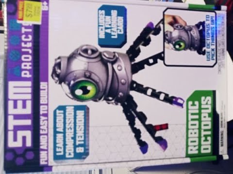Tara Toy Corp Robotic Octopus stem project toy build