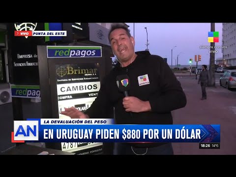 SORPRENDENTE | En Uruguay piden $880 por un dólar 📉💸
