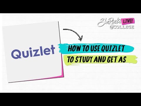 How to use quizlet to study and get As