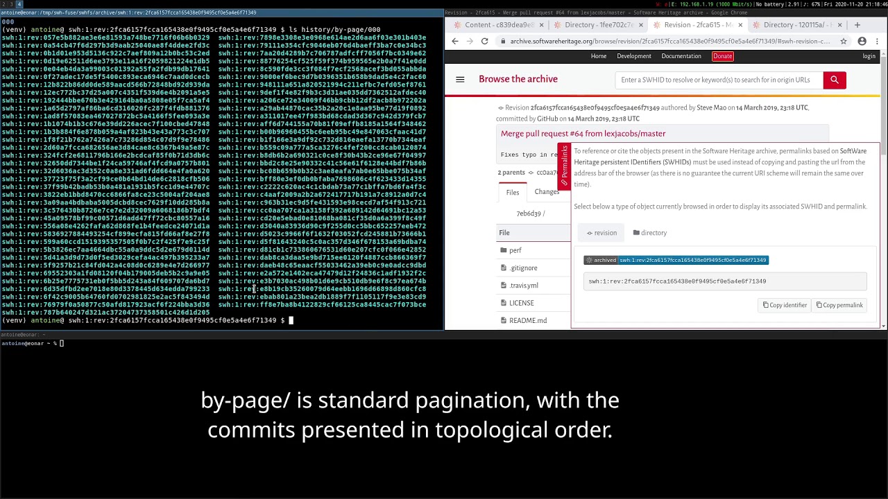 Software Heritage Tool Demo: SwhFS | Integrating Source Code Archiving