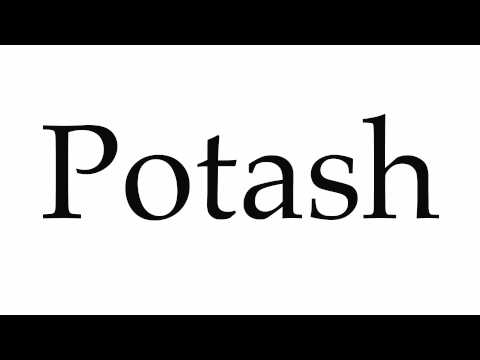 How to Pronounce Potash