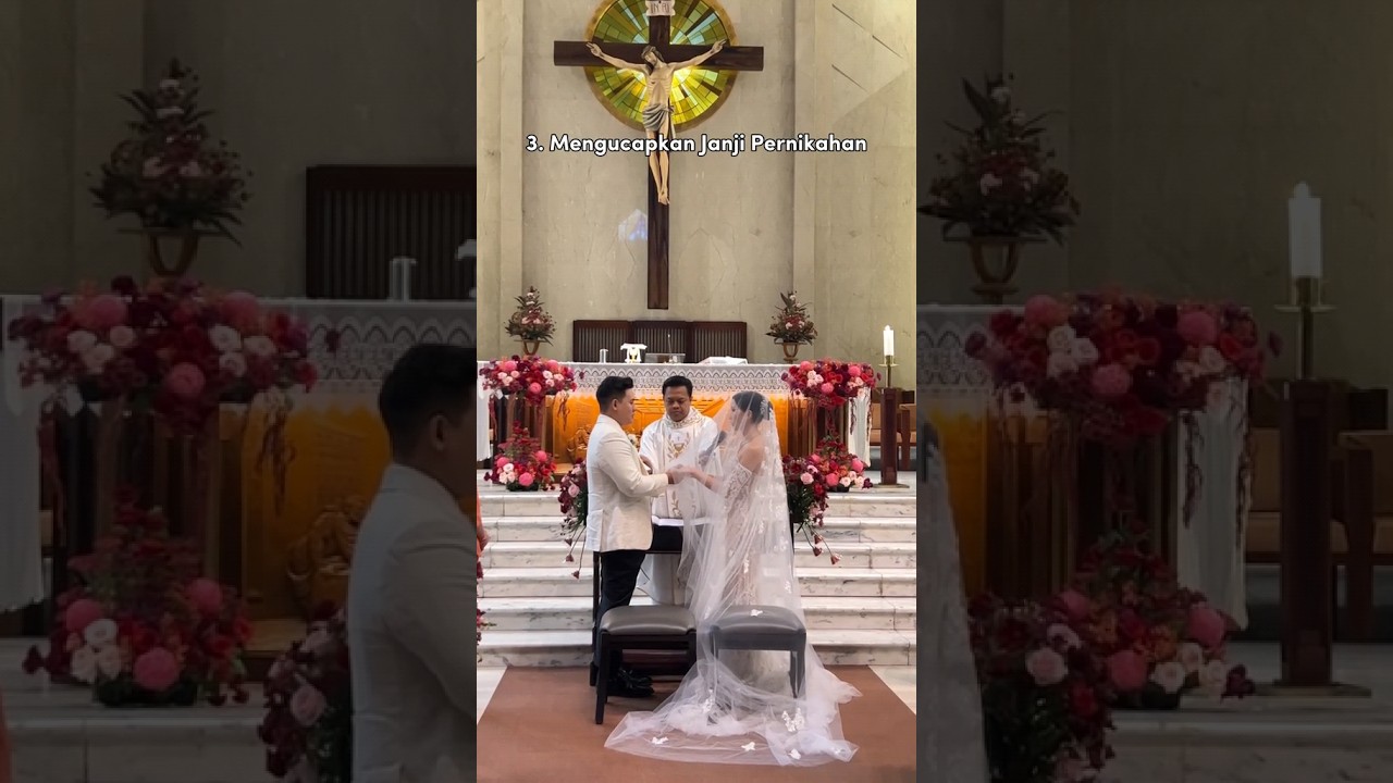 Susunan prosesi pernikahan di Gereja Katolik #pernikahan #katolikterkini