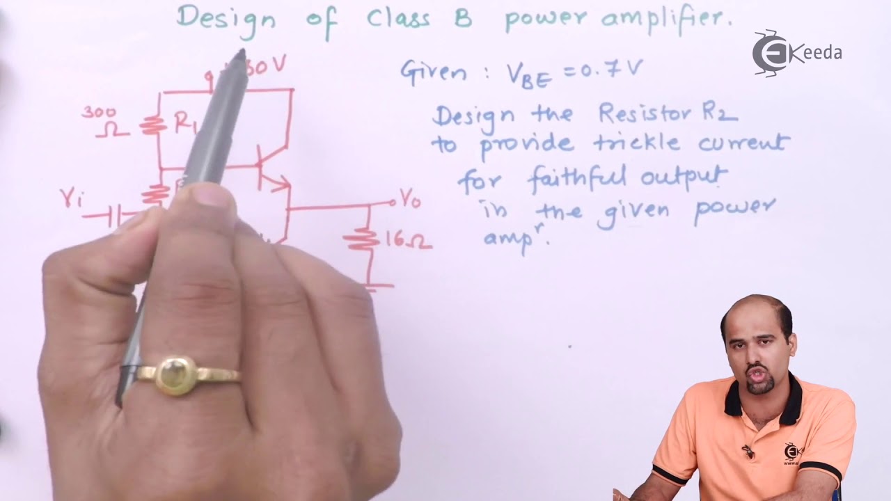Design On Class B Power Amplifier | Large Signal Amplifier | Electronic Devices and Circuits 2