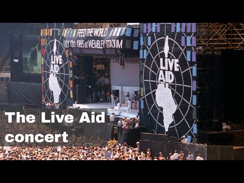 13th July 1985: Live Aid global jukebox concert broadcast to a global audience of 1.9 billion people