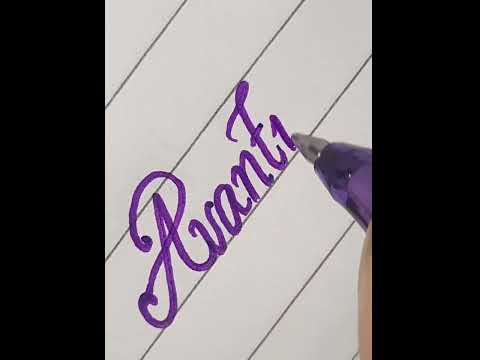 Subscriber Name | Avantika | #shorts #writing