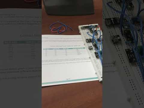 Arduino Nano led bulb glowing according to the diagram