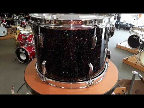 Pearl Session Studio Select 4pc Shell Pack Black Halo Glitter | Reverb