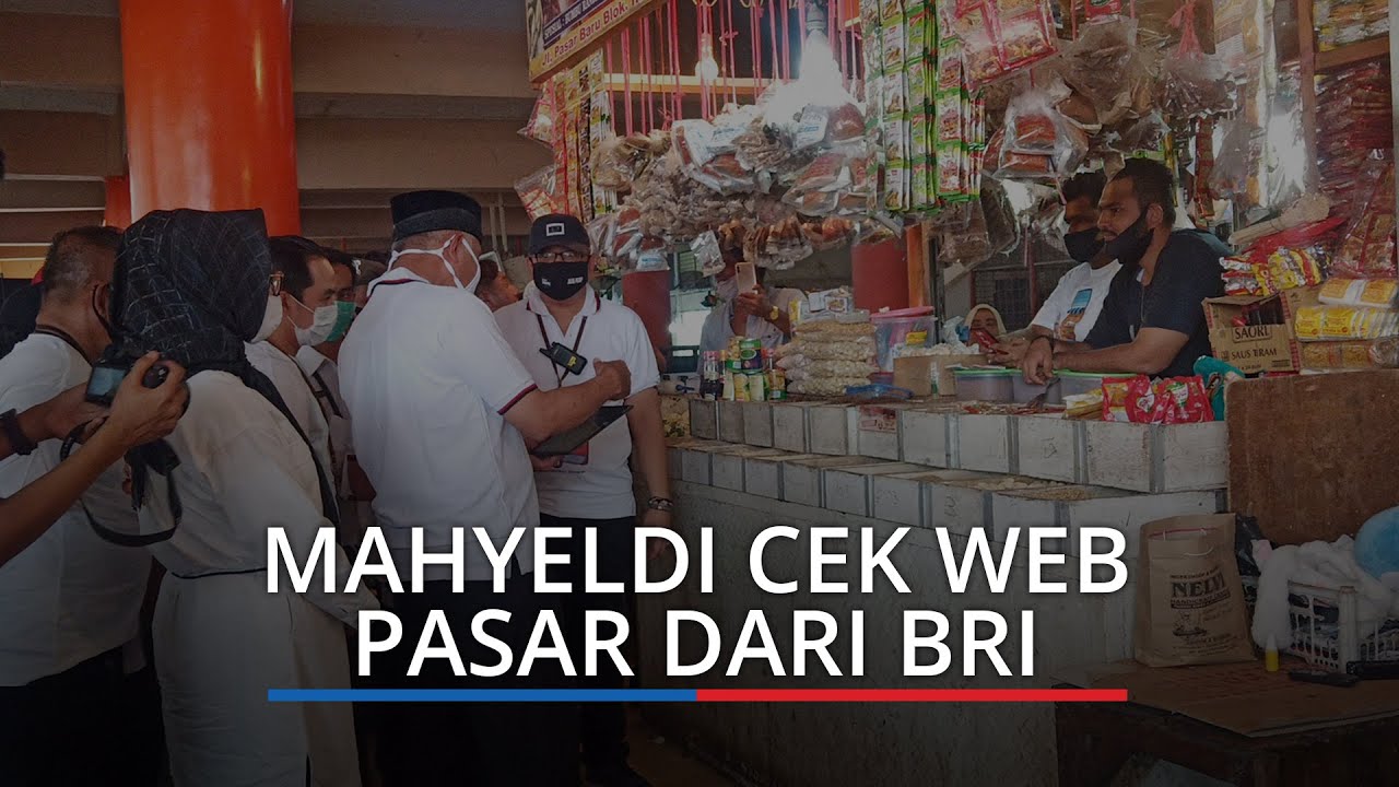 Jual Beli Di Pasar Raya Padang Bisa Melalui Web Pasar Bri Mahyeldi