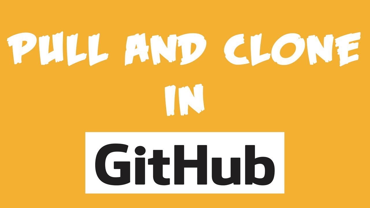 Pull and Clone in GitHub using GitBash