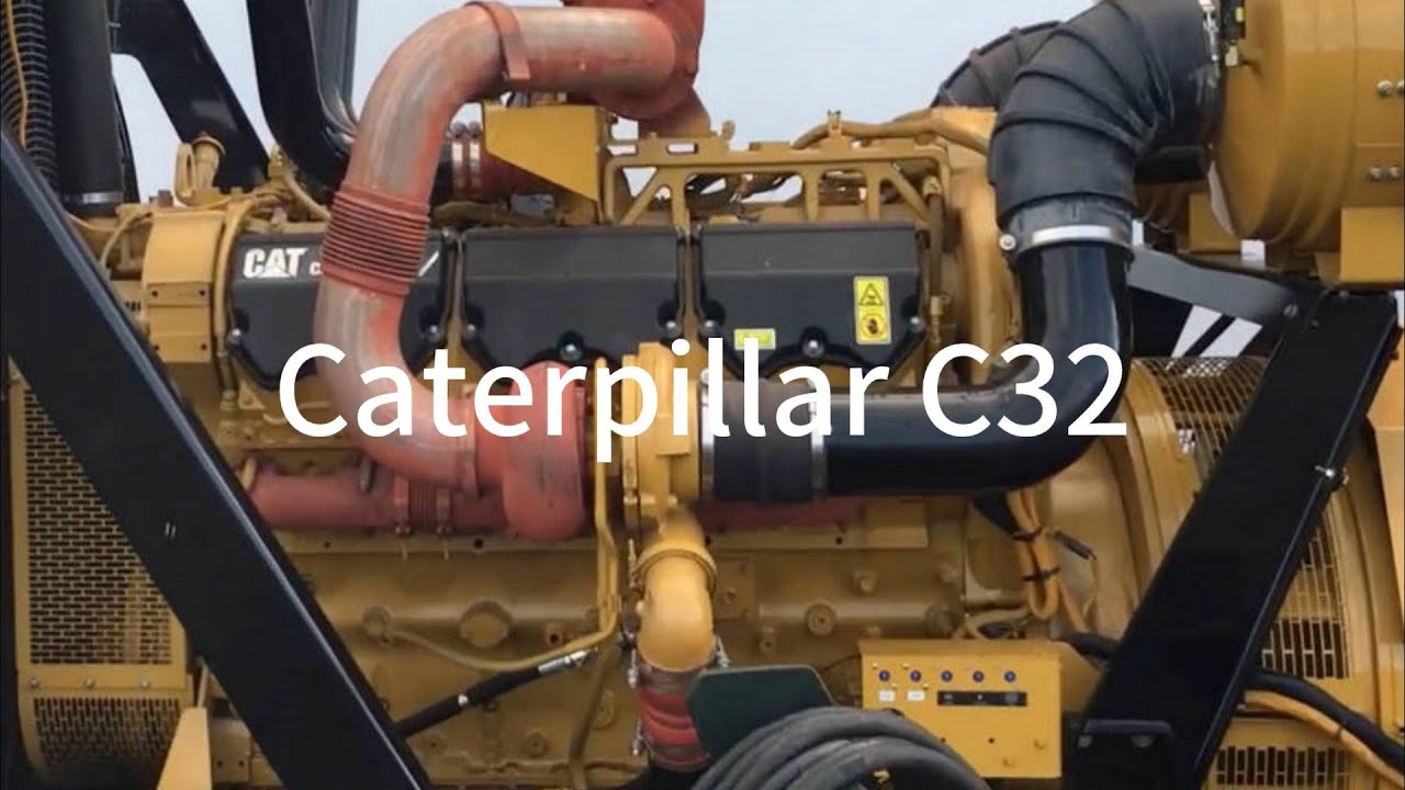 CAT C32  caterpillar used diesel generator set for sale