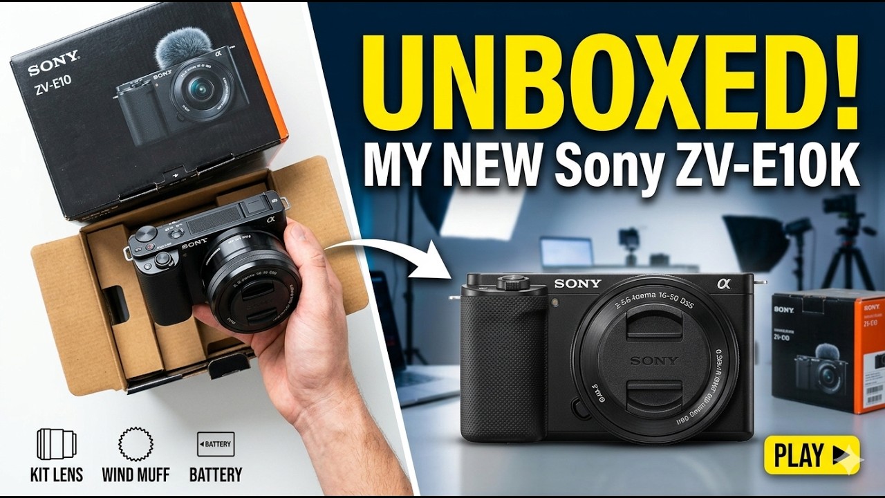Sony ZV-E10 Unboxing & Setup: Best Vlogging Camera in 2026? 📸