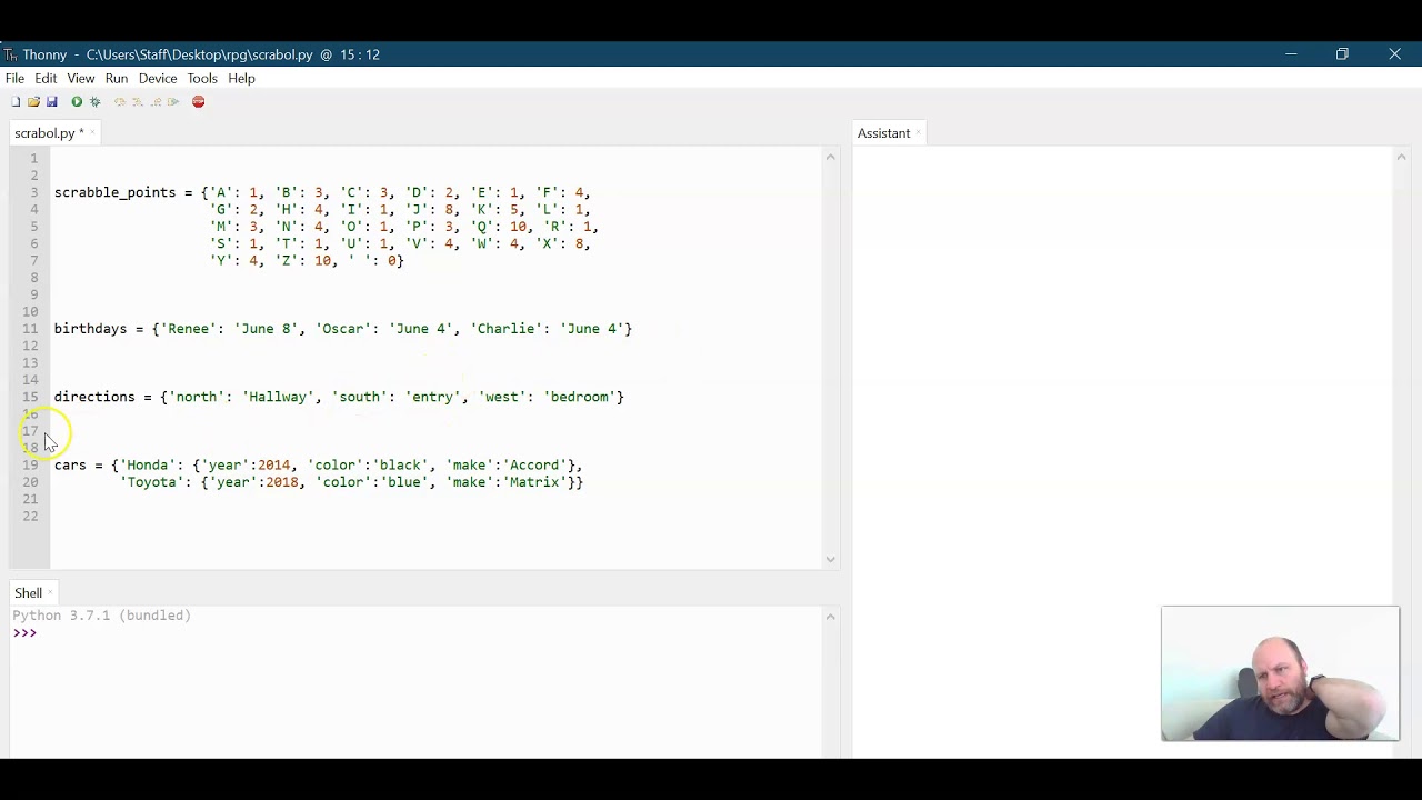 4 examples of dictionary uses in Python