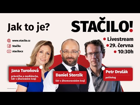 STAČILO! Jak to je?🎙Daniel Sterzik – Vidlák, Jana Turoňová, Petr Drulák