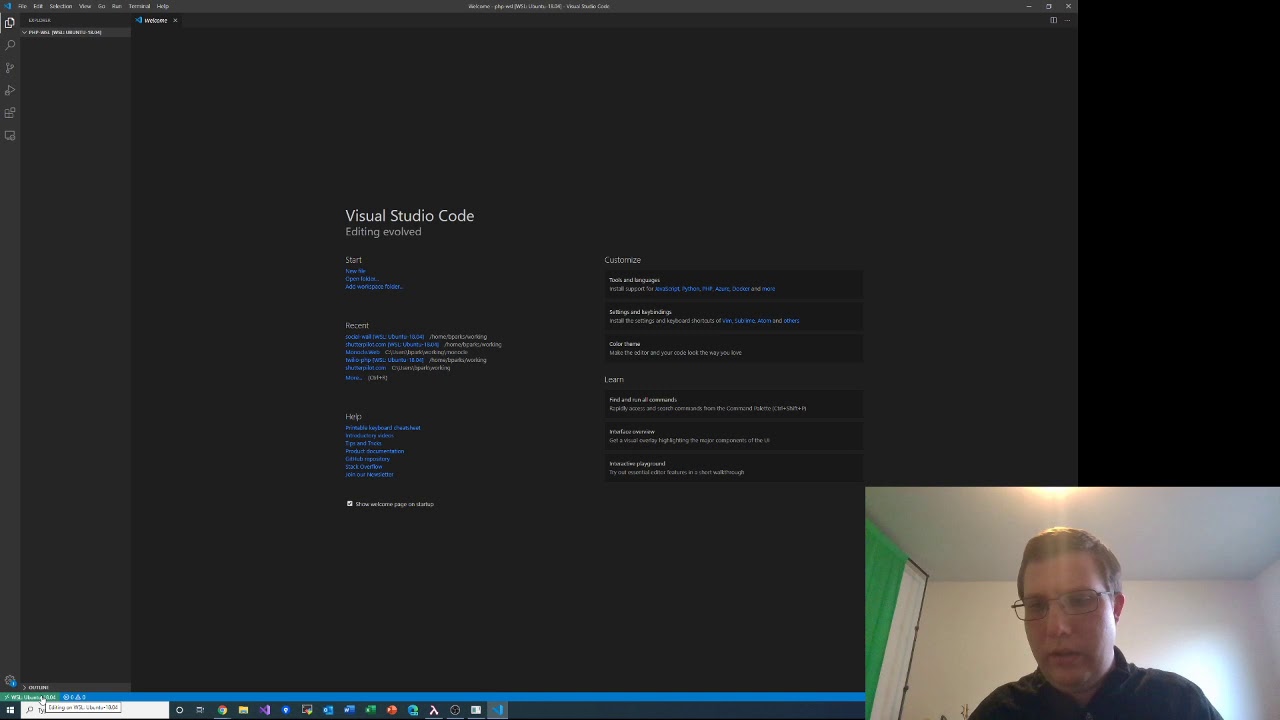 PHP Development with Windows Subsystem for Linux and Visual Studio Code