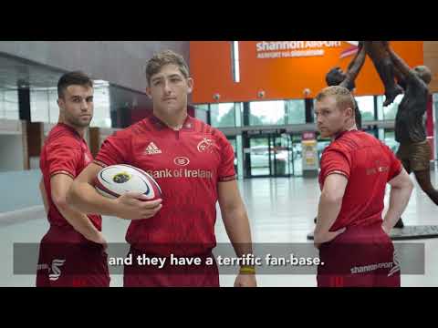 Shannon Airport is Munster Rugby Official Airport Partner