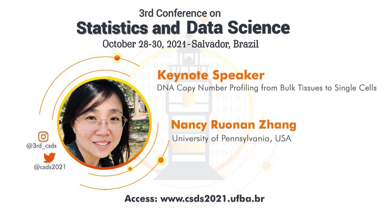 Keynote Speaker 4 - Nancy Ruonan Zhang (University of Pennsylvania, USA).