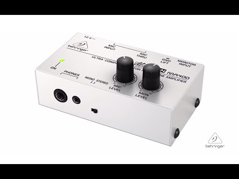Behringer MicroMON MA400 Monitor Headphone Amplifier - ranked #322 in ...
