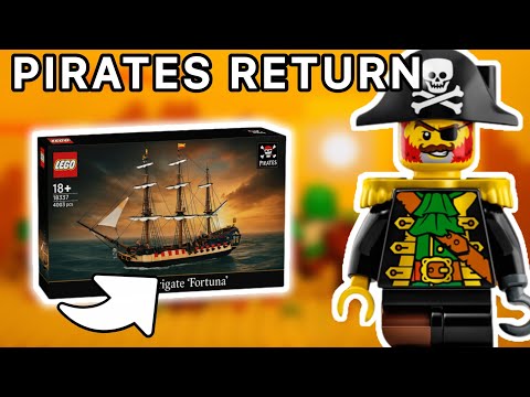 PIRATES Return In LEGO ‘Privateer Frigate Fortuna’ | Bricklink Series 7