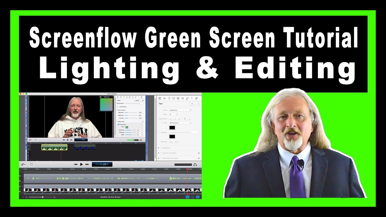 Screenflow Green Screen Tutorial (Lighting & Editing Tricks)
