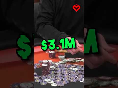 $3.1 Million Dollar hand makes history! #PokerShortd #Poker