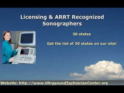In which state you need an ultrasound technician license?