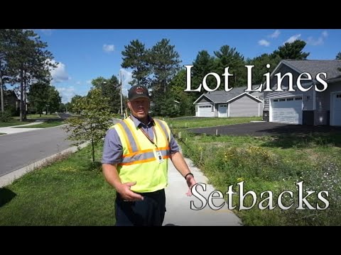 What are Setback and Lot Lines?