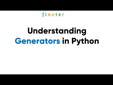 Understanding Generators In Python