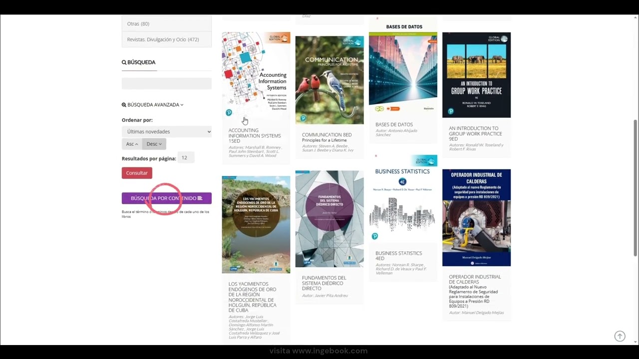 Cómo Ingebook Te Ayuda a Encontrar el Libro que Necesitas