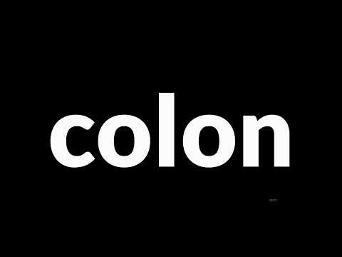 Colon Meaning In Urdu | Colon Meaning | Colon Ka Matlab Kya Hota Hai | Colon Urdu Me