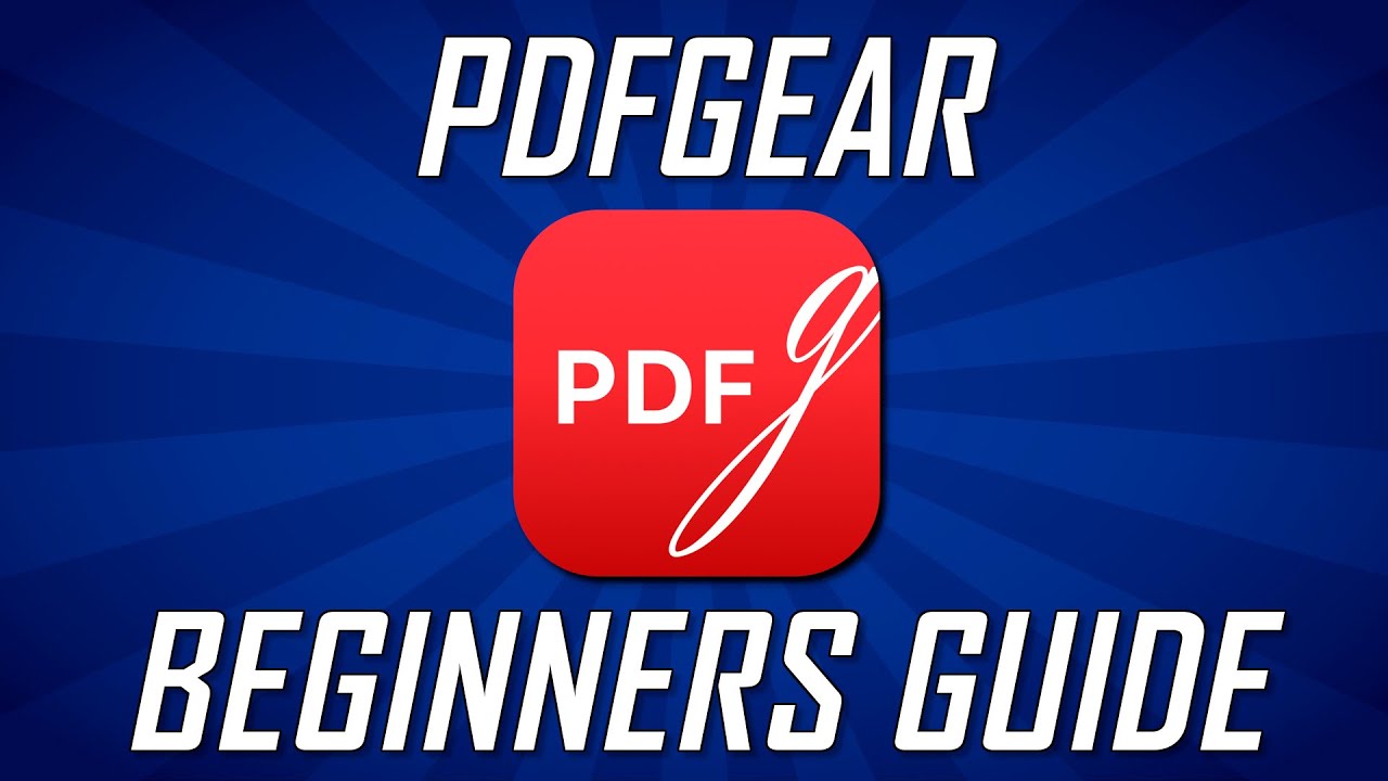 How to Use PDFgear (Best FREE PDF Editor Beginners Guide)
