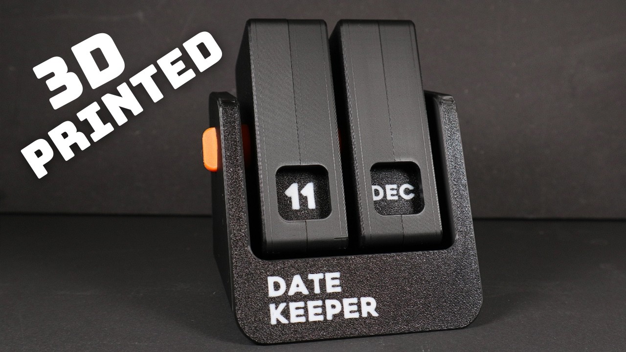 3D Printed Desk Calendars That Are Actually Cool