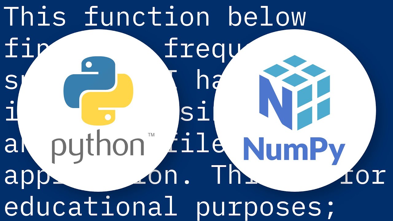 Audio Frequencies in Python