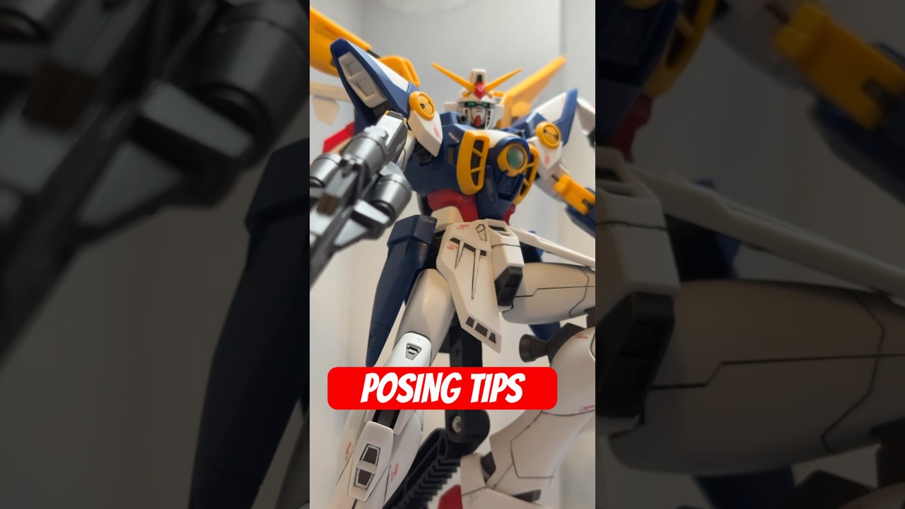 HOW TO POSE YOUR GUNPLA! #gunpla #gundam #gundamwing #bandai